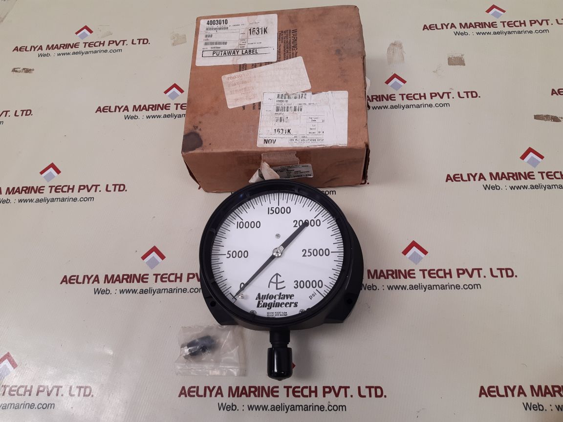 Autoclave monel k500 tube monel 400 socket pressure gauge 0-30000 psi ...