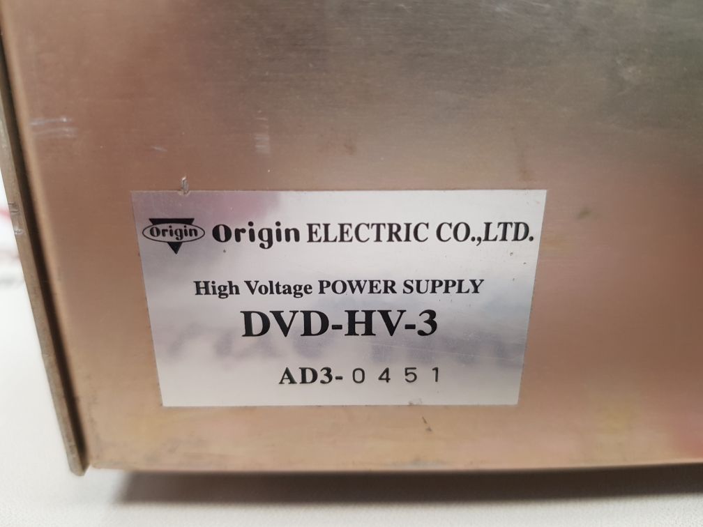 Origin dvd-hv-3 high voltage power supply – Aeliya Marine Tech