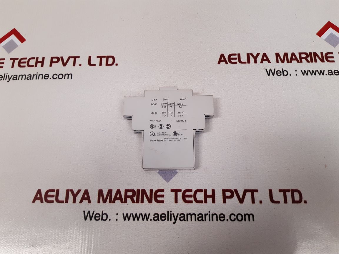 Aeg hs9.11 auxiliary switch block used – Aeliya Marine Tech