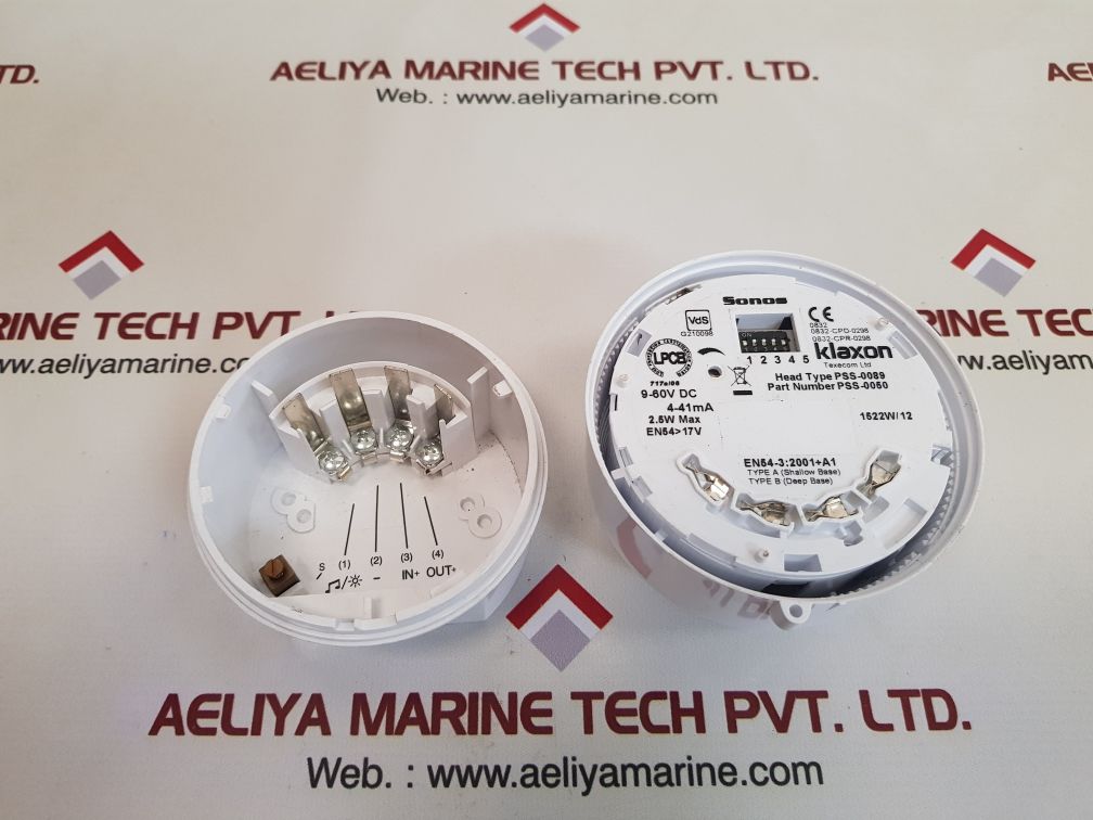 klaxon pss-0050 sounder & deep base ip65 – Aeliya Marine Tech