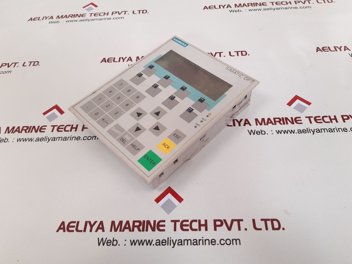 Siemens simatic op7 6av3 607-1jc20-0ax1 operator panel op 7-dp membrane ...