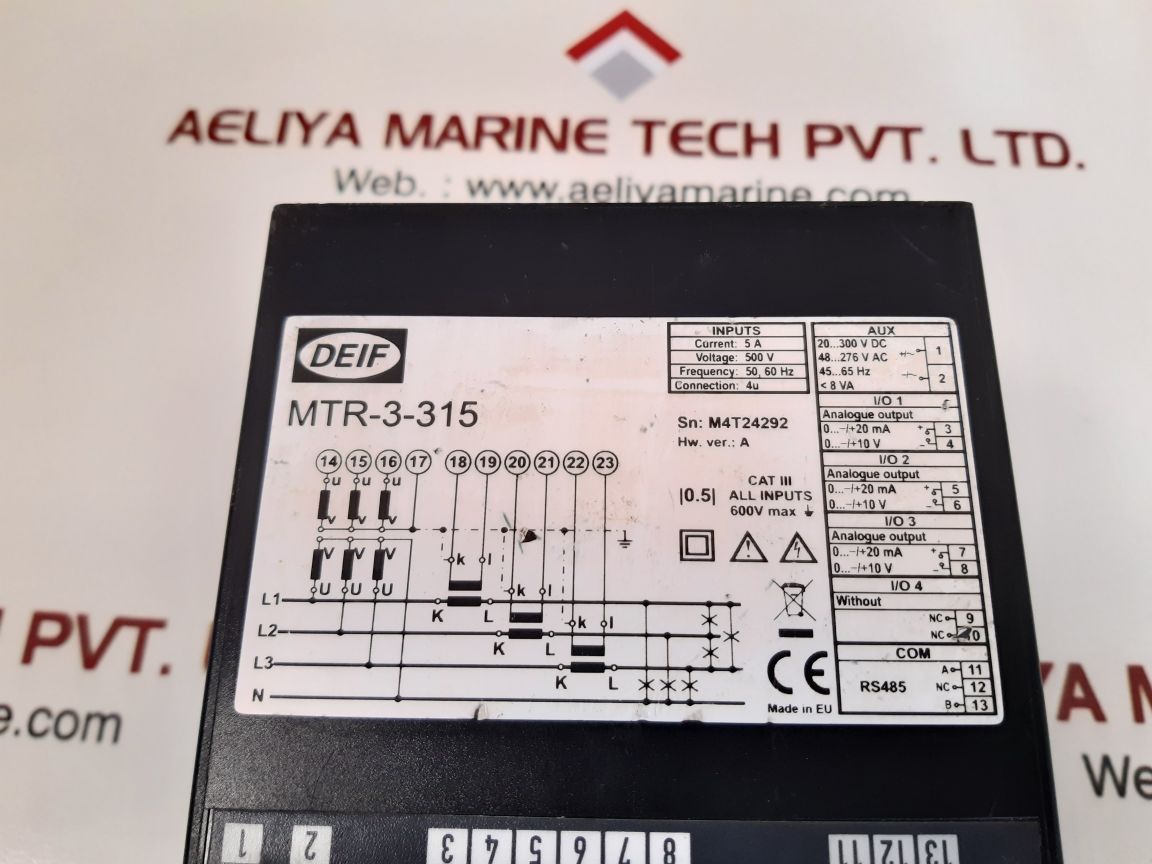 Deif mtr-3-315 multi-transducer – Aeliya Marine Tech