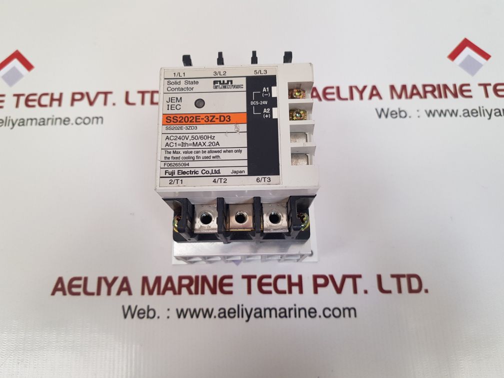 Fuji electric ss202e-3zd3 solid state contactor – Aeliya Marine Tech