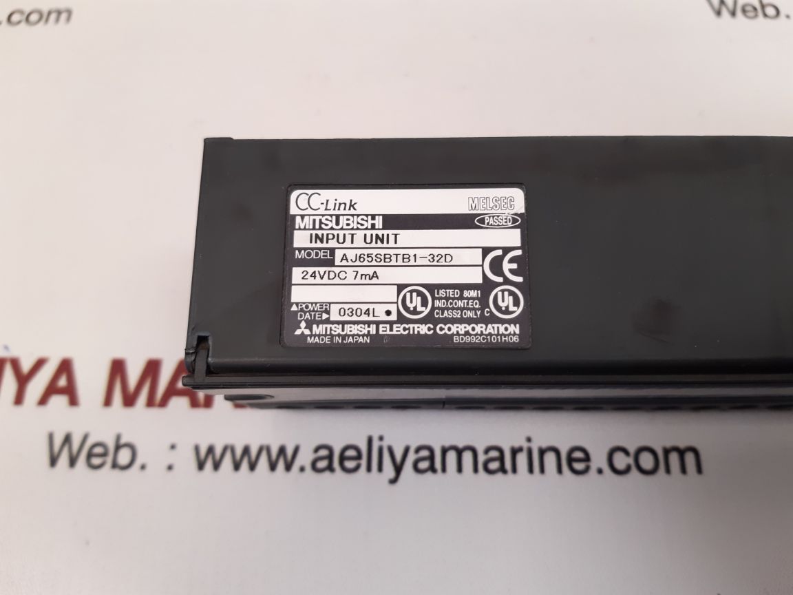 Mitsubishi aj65sbtb1-32d melsec cc-link input unit – Aeliya Marine Tech