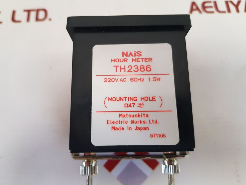 Matsushita/nais th2386 hour meter – Aeliya Marine Tech