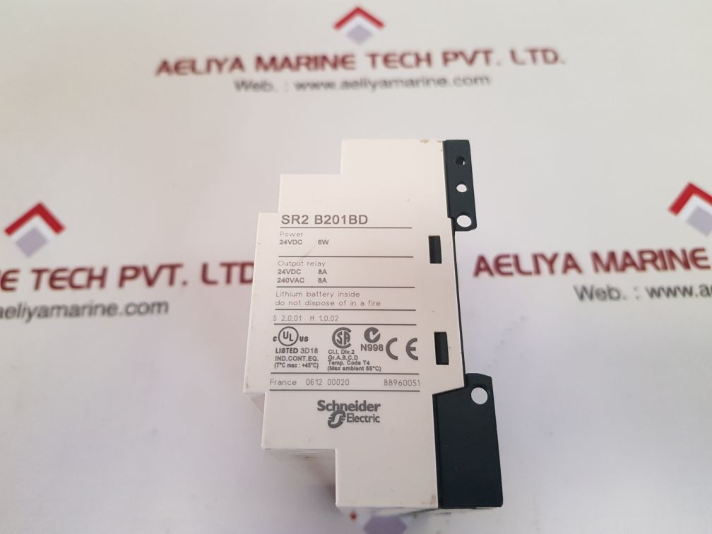 Schneider/telemecanique sr2 b201bd logic relay – Aeliya Marine Tech