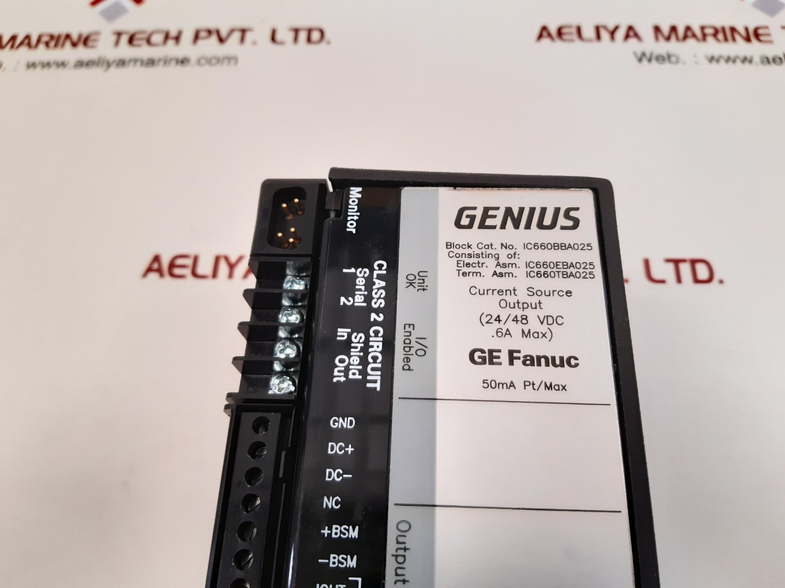 Ge fanuc genius ic660bba025 module – Aeliya Marine Tech®