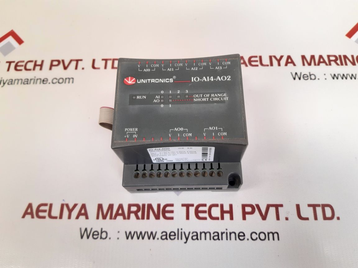 Unitronics io-ai4-ao2 i/o expansion module – Aeliya Marine Tech