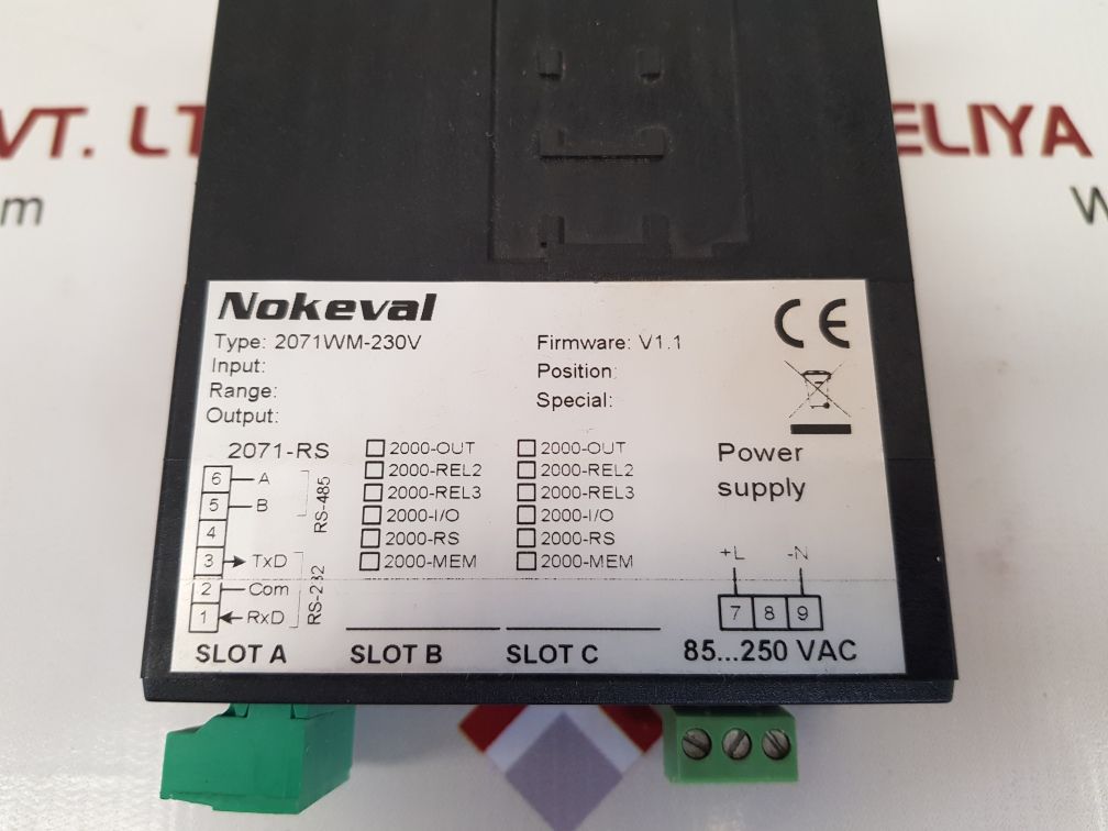 Nokeval 2071wm-230v process panel meter – Aeliya Marine Tech