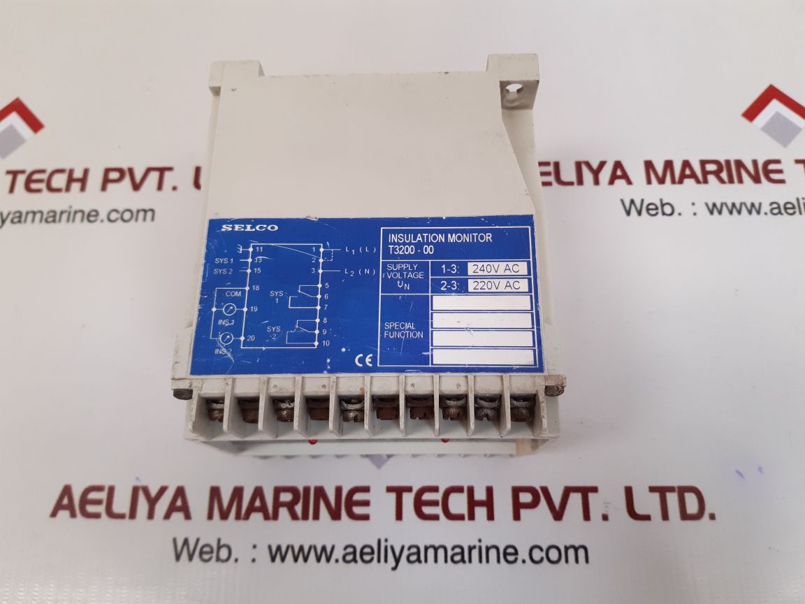 Selco t3200 insulation monitor t3200-00 – Aeliya Marine Tech®