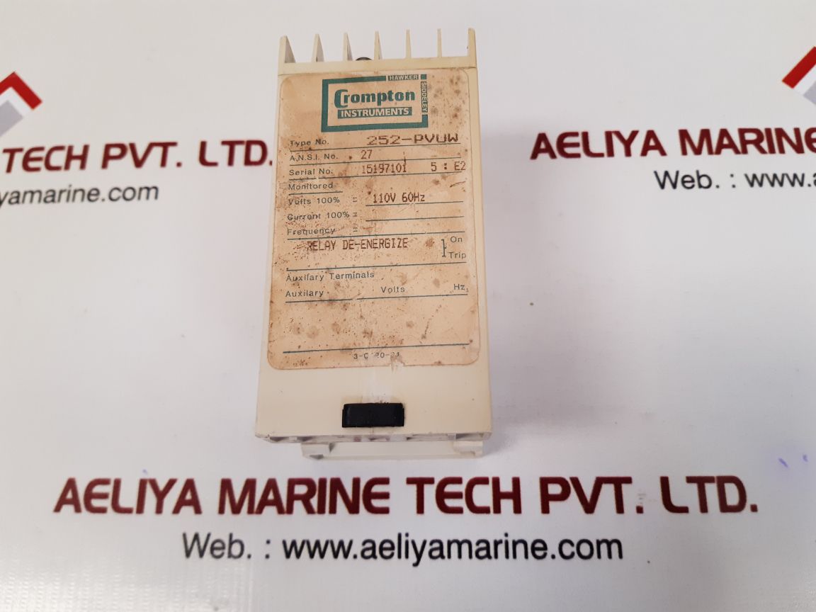 Crompton 252-pvuw protector – Aeliya Marine Tech