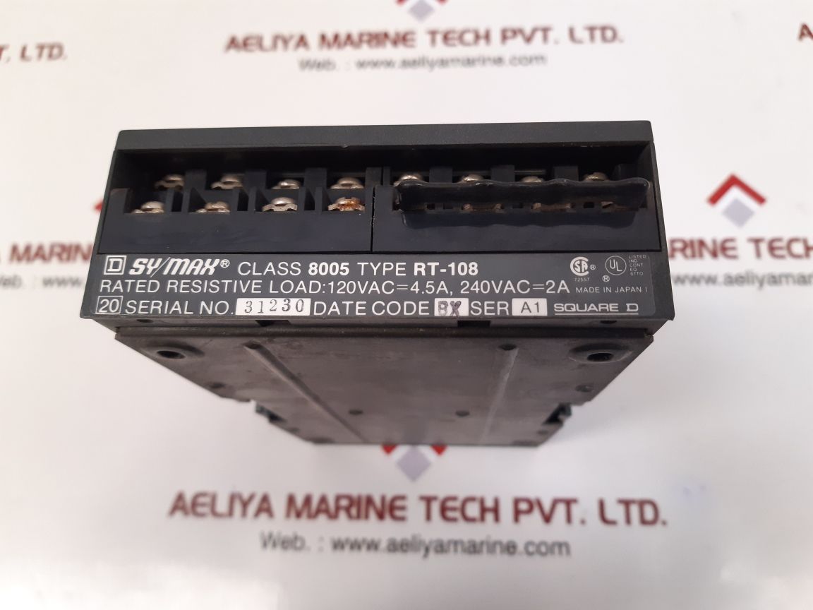 Square d dn-116 input module with rt-108 output module – Aeliya Marine Tech