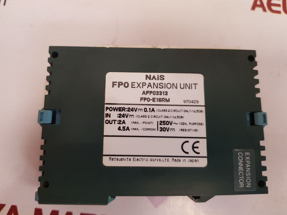 Matsushita fp0-e16rm expansion unit afp03313 – Aeliya Marine Tech