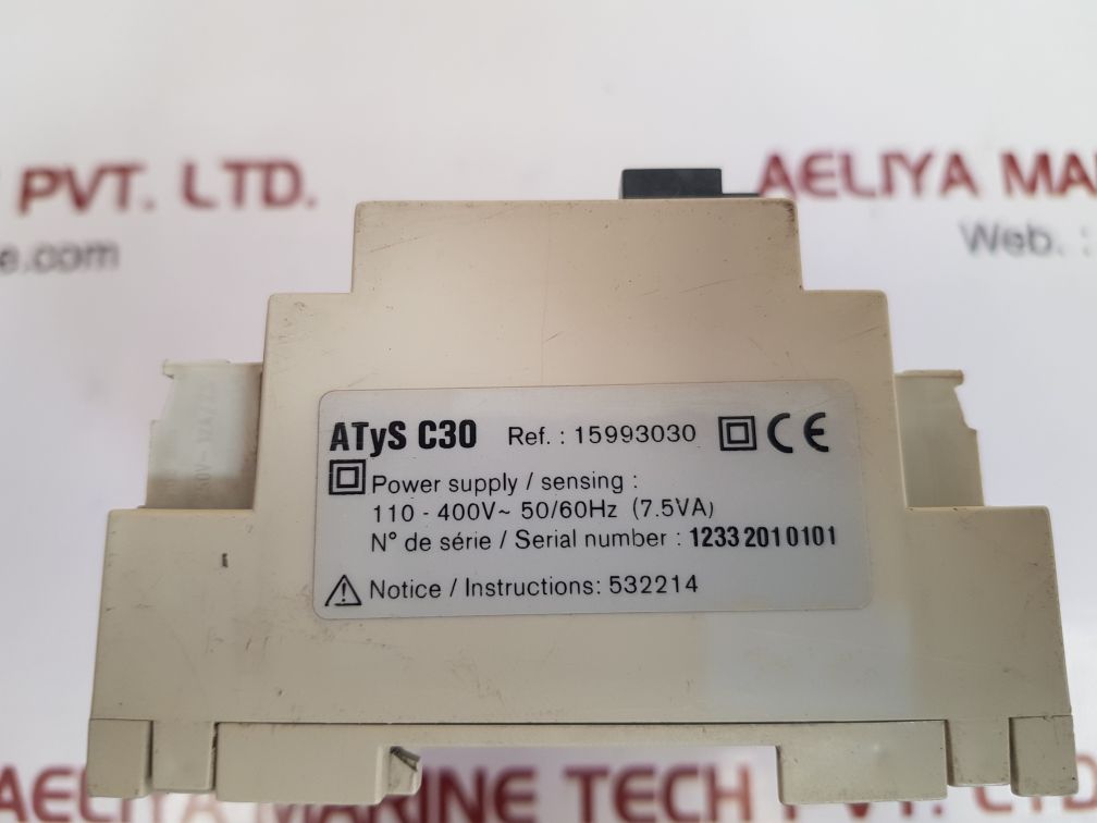 Socomec atys c30 power supply – Aeliya Marine Tech