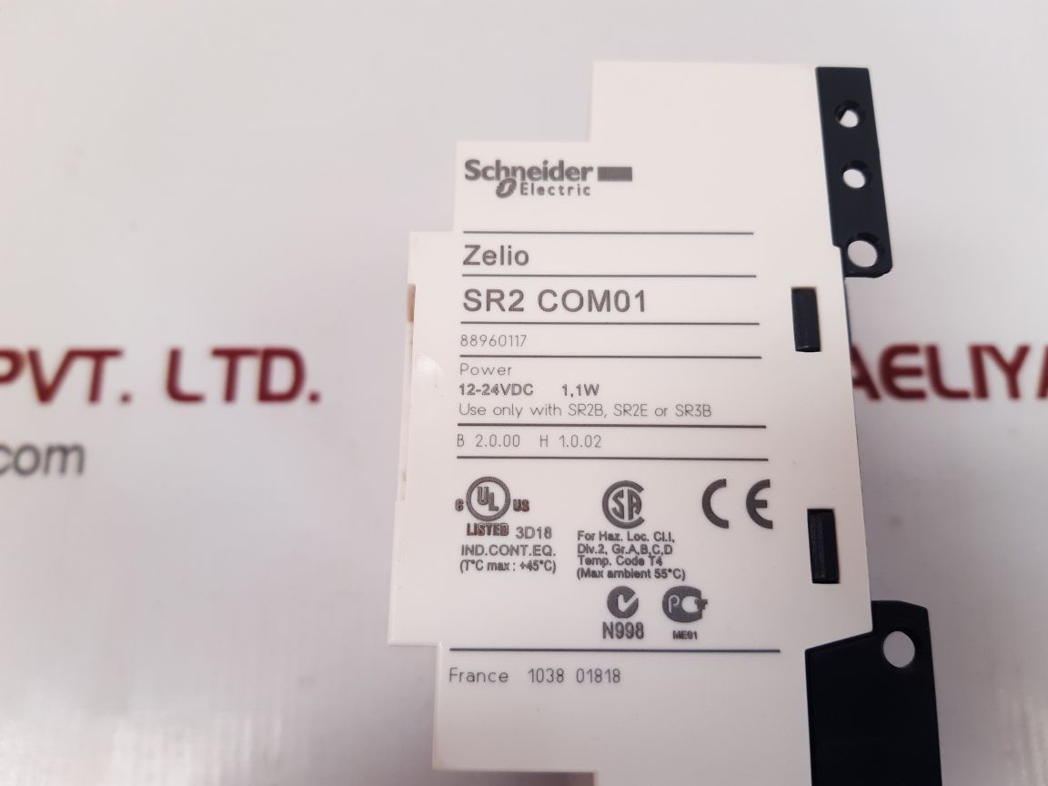 Schneider sr2 com01 interface module used – Aeliya Marine Tech