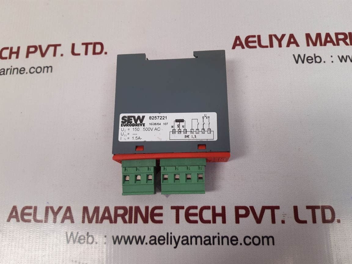 Sew eurodrive 8257221 motor brake rectifier – Aeliya Marine Tech