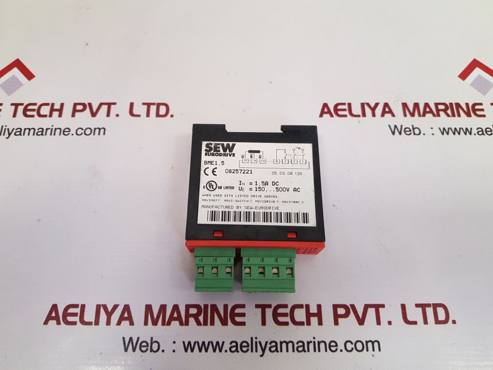 Sew eurodrive bme 1,5 motor brake rectifier 08257221 – Aeliya Marine Tech