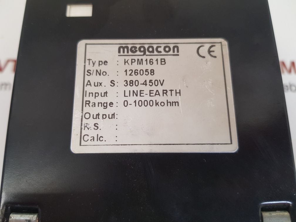 Megacon kpm161b earth fault guard – Aeliya Marine Tech