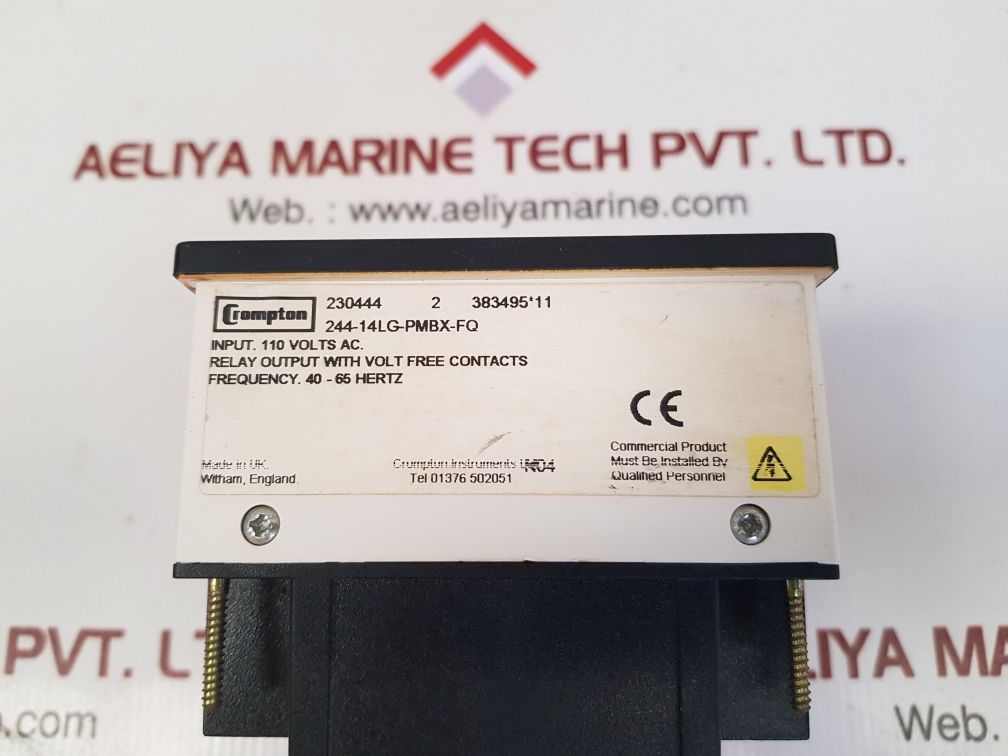 Crompton 244-14lg-pmbx-fq synchro check relay – Aeliya Marine Tech