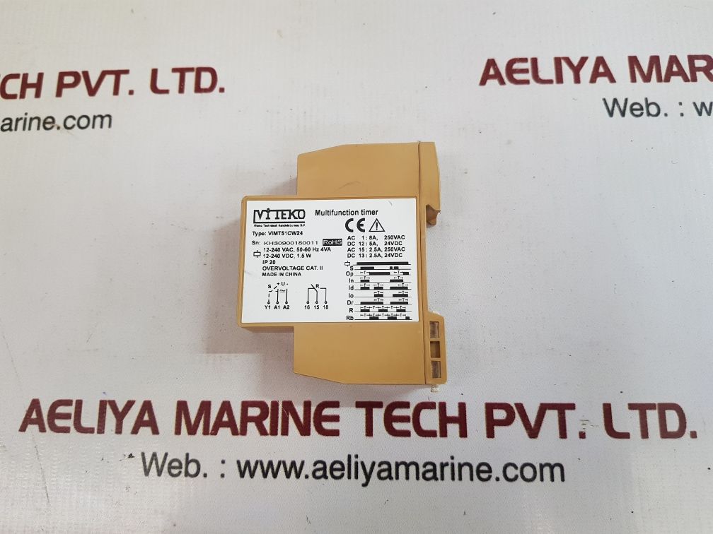 Viteko vimt51cw24 multifunction timer relay used – Aeliya Marine Tech