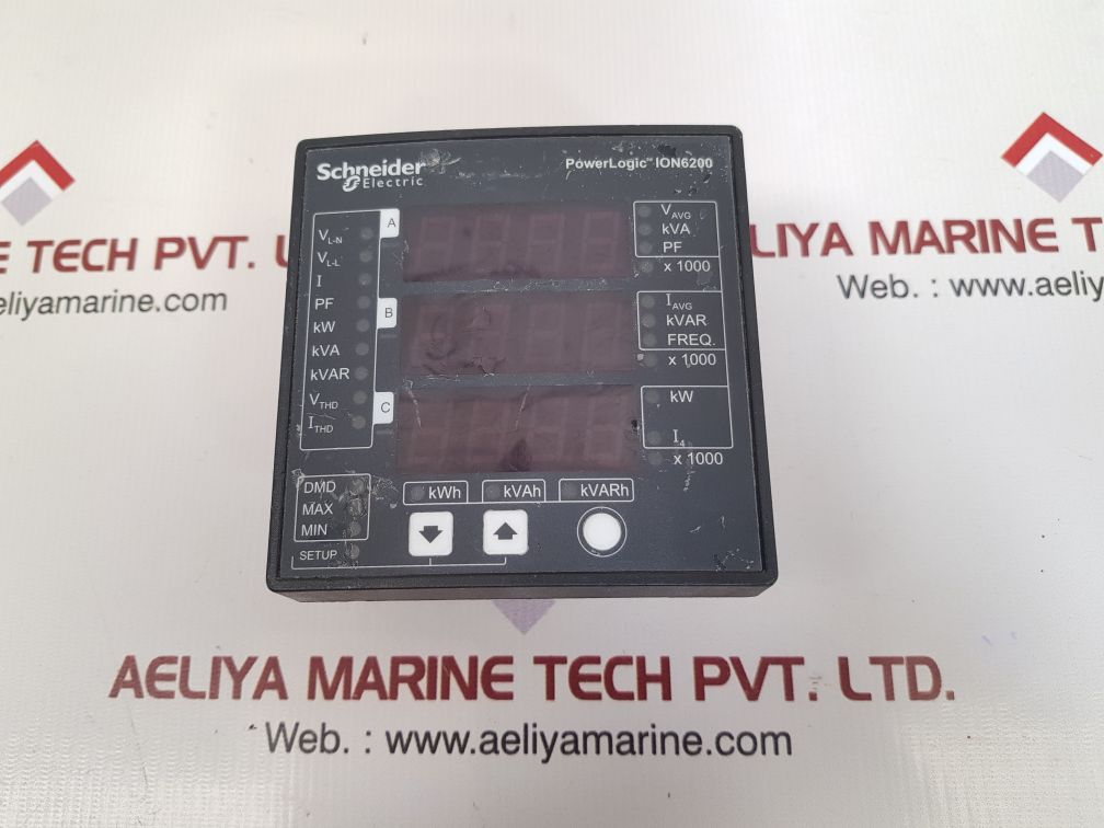 Schneider electric powerlogic ion6200 – Aeliya Marine Tech