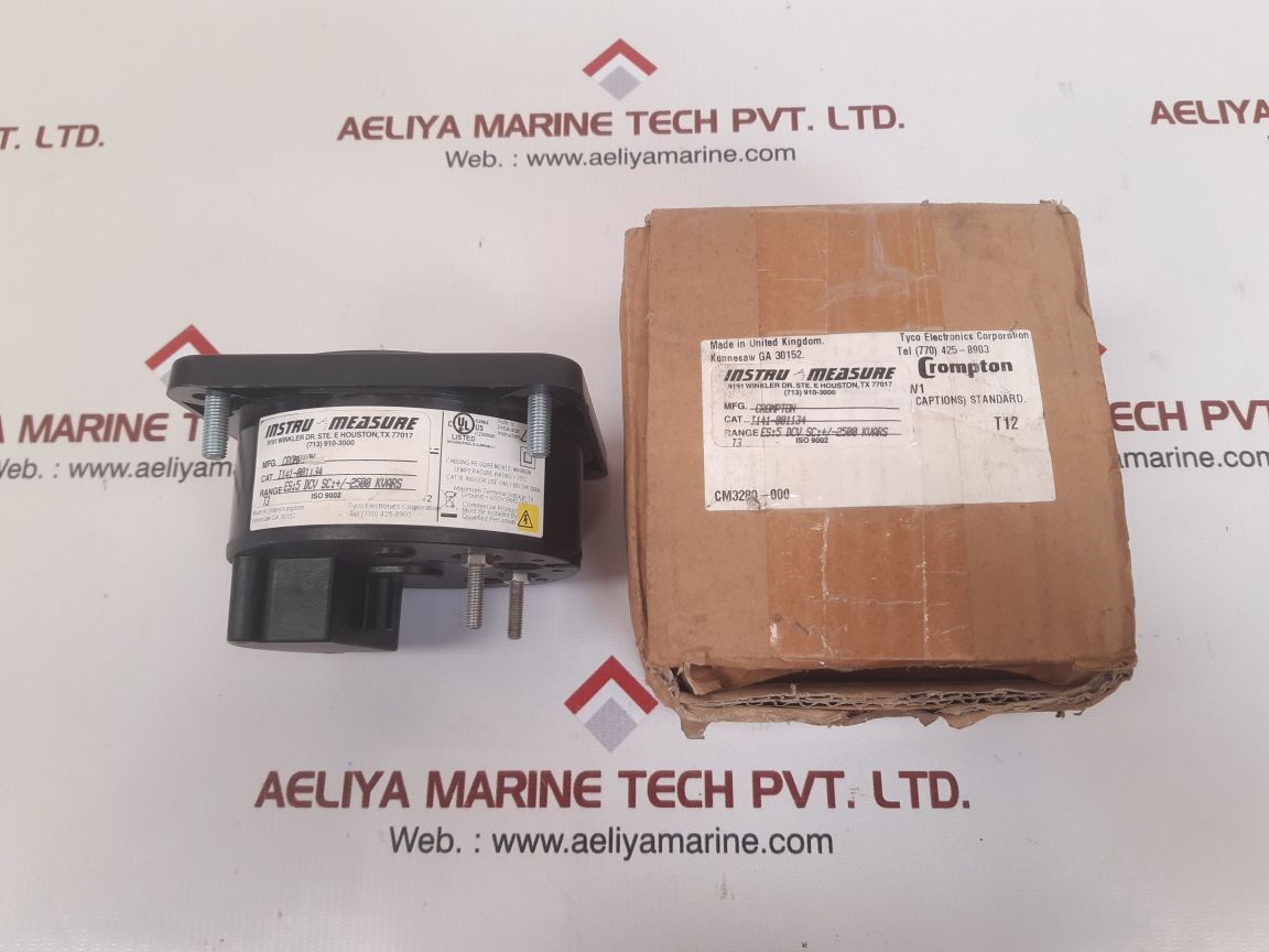 Tyco electronics i141-001134 kilovar meter – Aeliya Marine Tech