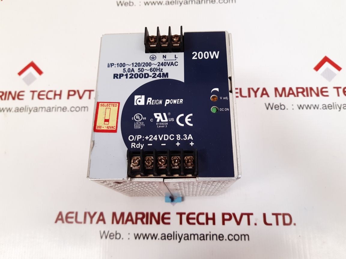 Reign power rp1200d-24m power supply – Aeliya Marine Tech