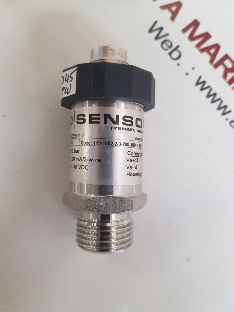 Bd sensors dmp 331 pressure transmitter 14-36 vdc – Aeliya Marine Tech