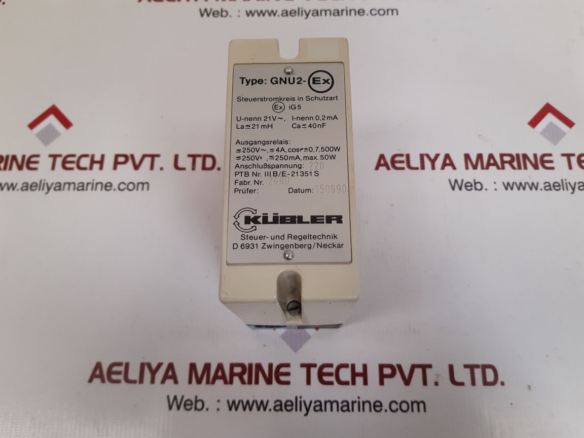 Kubler gnu2-ex – Aeliya Marine Tech