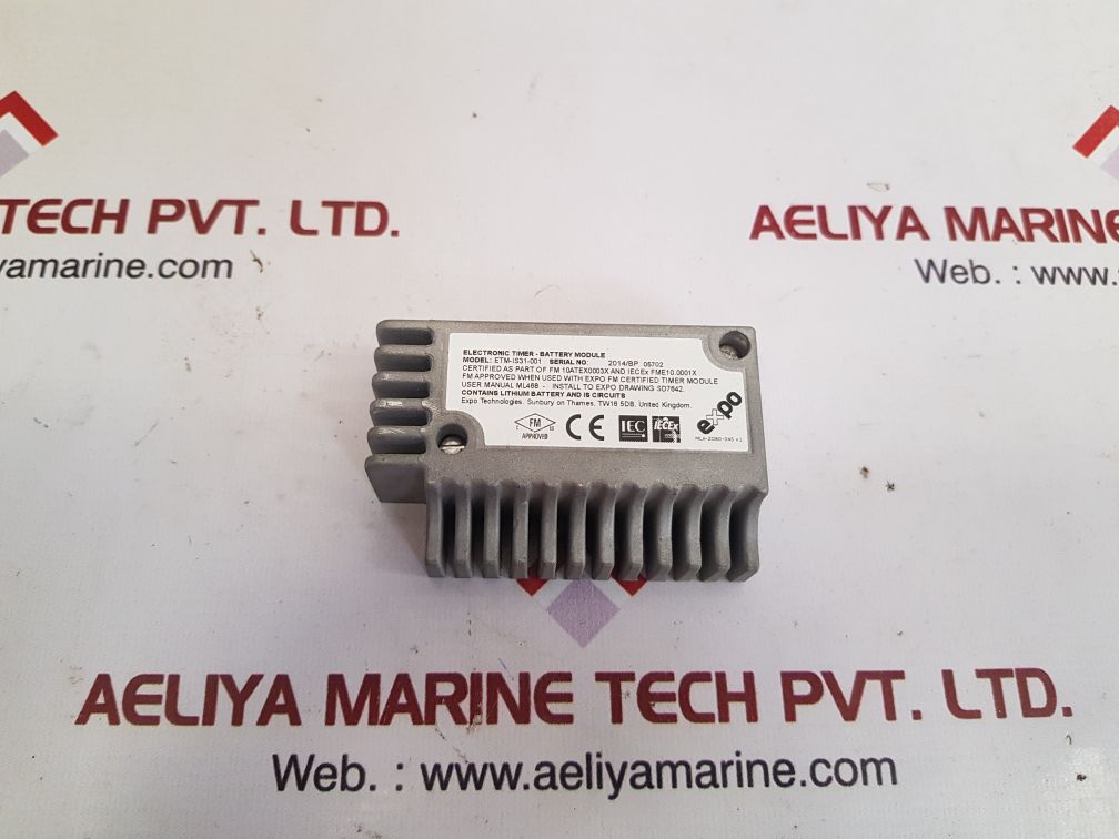 Expo etm-is31-001 electronic timer-battery module – Aeliya Marine Tech