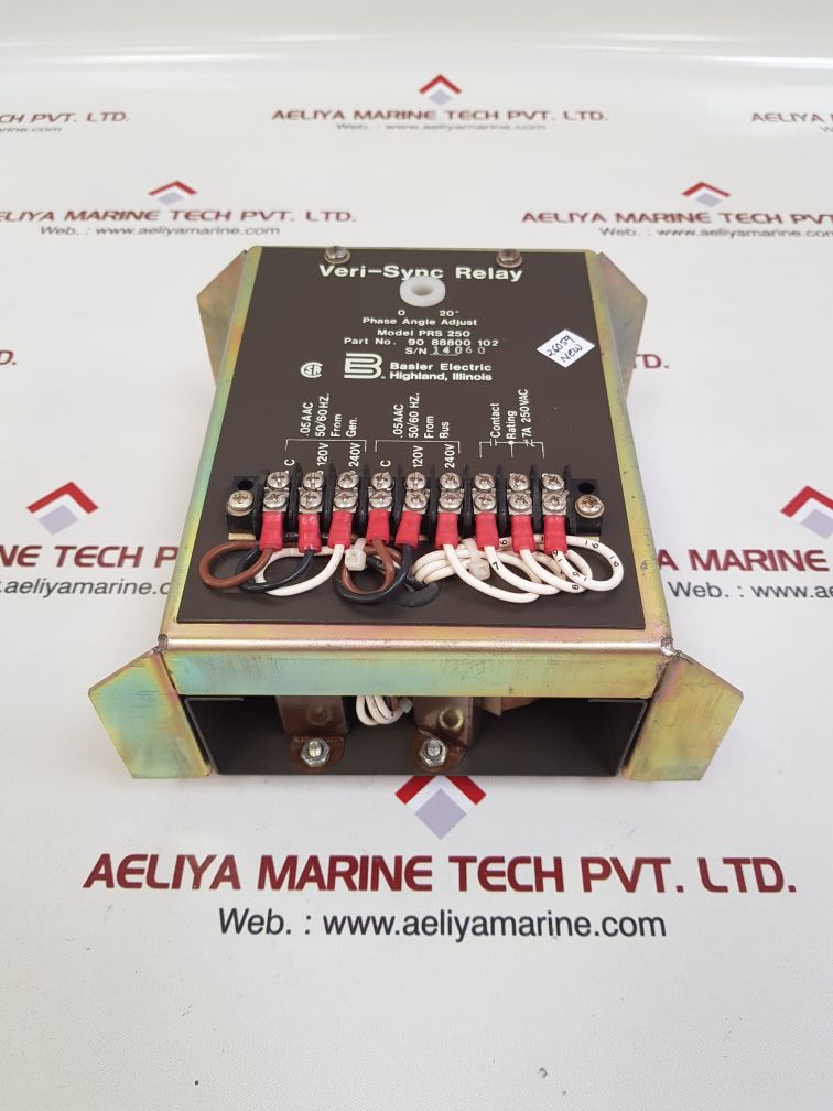 Basler electric prs 250 veri-sync relay 9088800102 – Aeliya Marine Tech