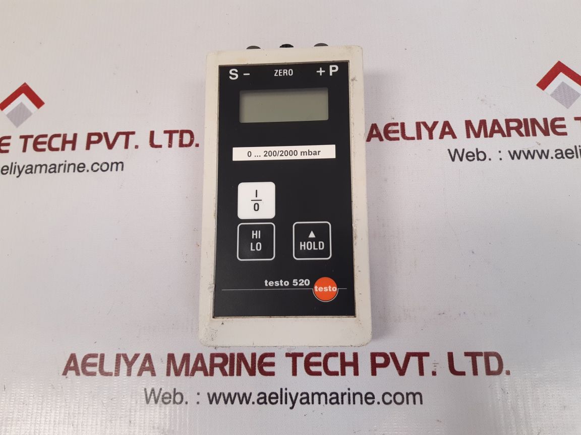 Testo 520 digital manometer – Aeliya Marine Tech