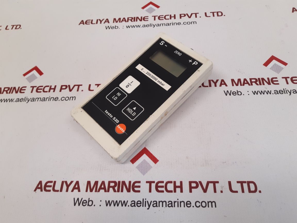 Testo 520 digital manometer – Aeliya Marine Tech