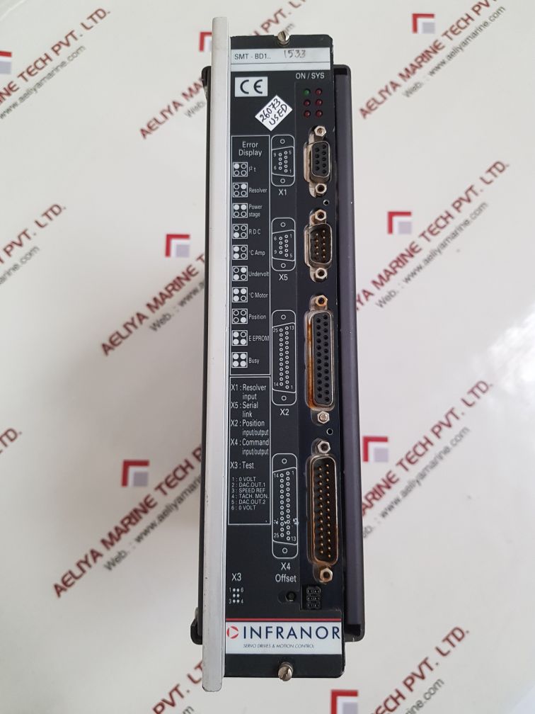 Infranor smt-bd1 smtbm20a servo drive amplifier – Aeliya Marine Tech