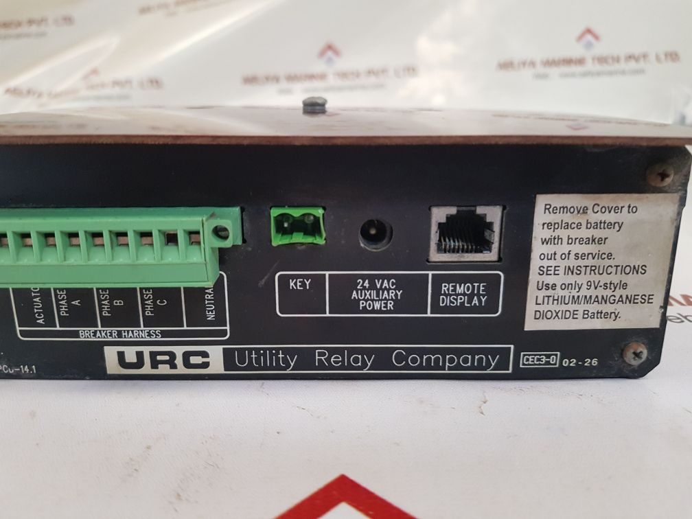 Utility relay company ac-pro ac trip unit – Aeliya Marine Tech