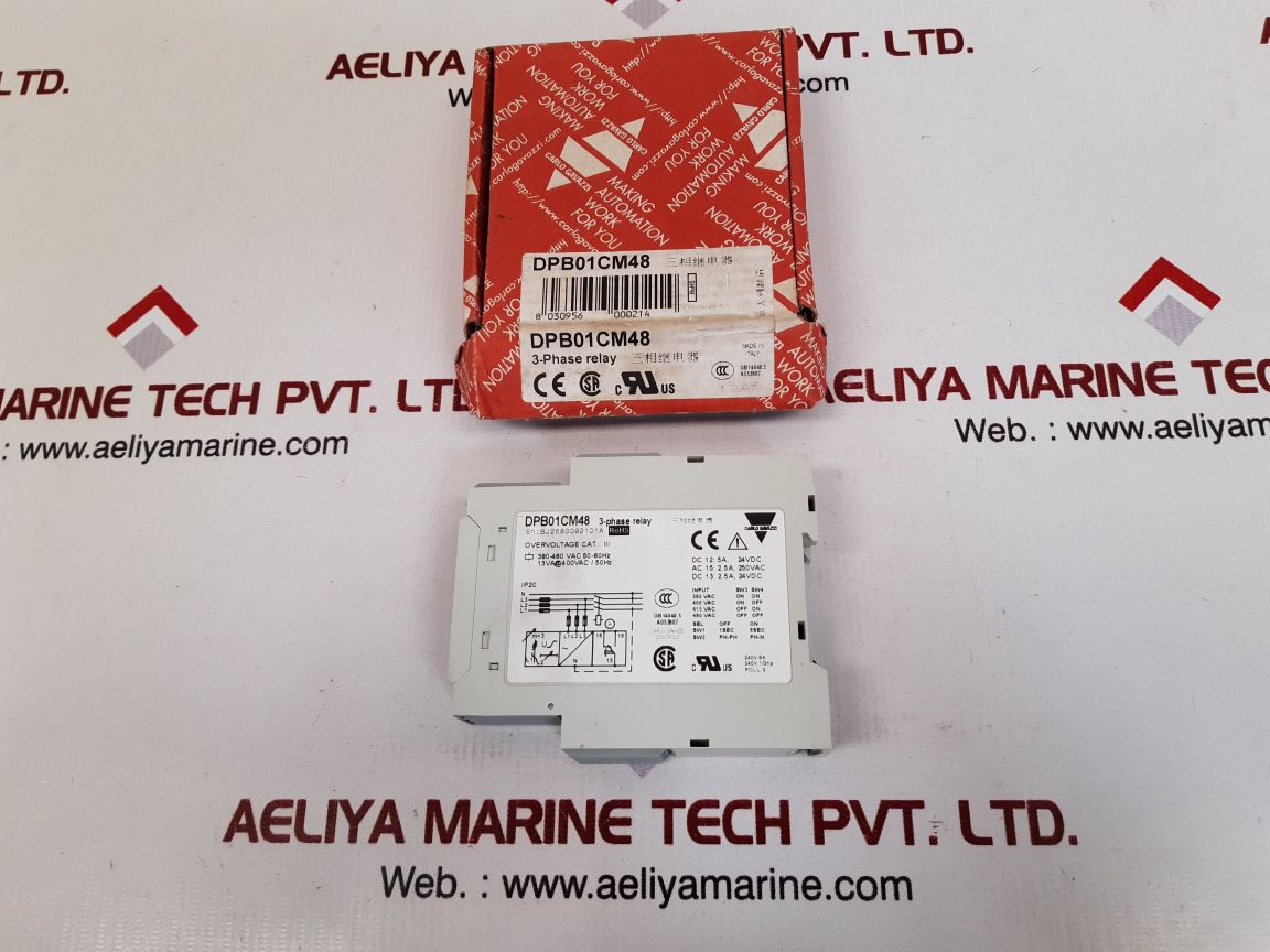 Carlo gavazzi dpb01cm48 3 phase voltage relay – Aeliya Marine Tech