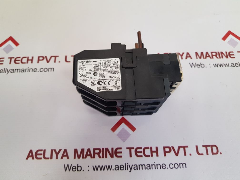 Schneider electric lrd3361 overload relay class 10a – Aeliya Marine Tech