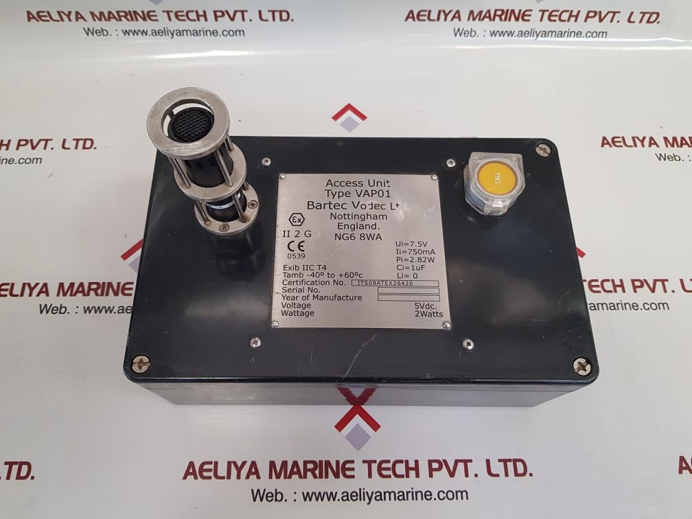 Bartec vodec vap01 access unit microphone point – Aeliya Marine Tech