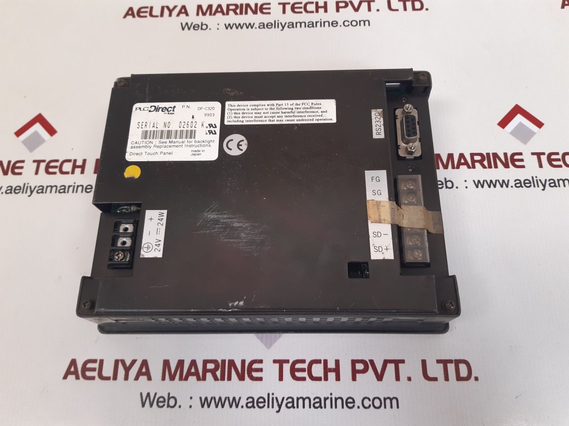 Plc direct dp-c320 plc direct touch panel – Aeliya Marine Tech®