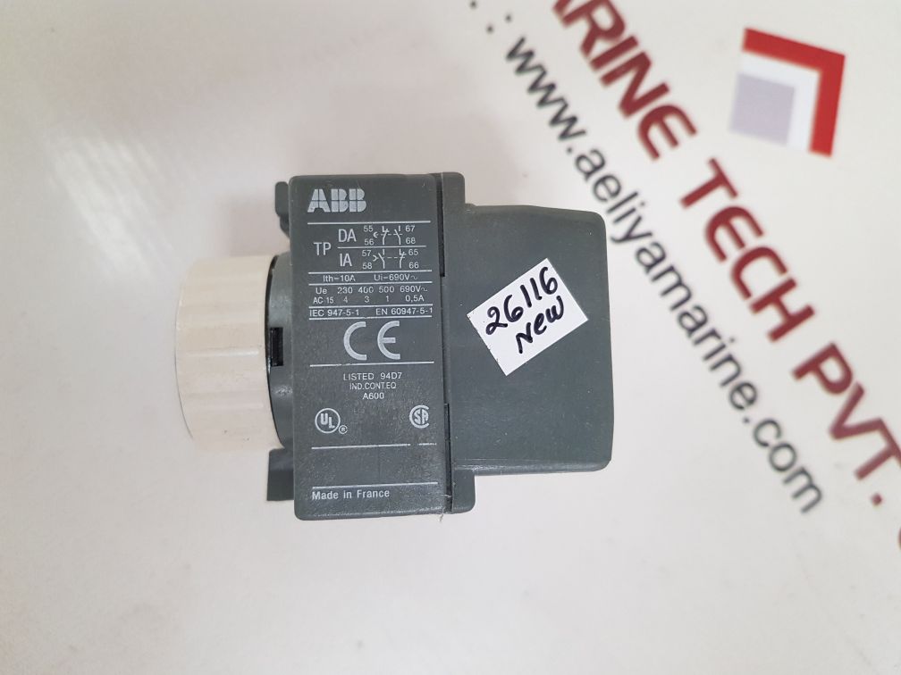 Abb Tp 40Da Time Delay Relay 10A 690Vac – Aeliya Marine Tech
