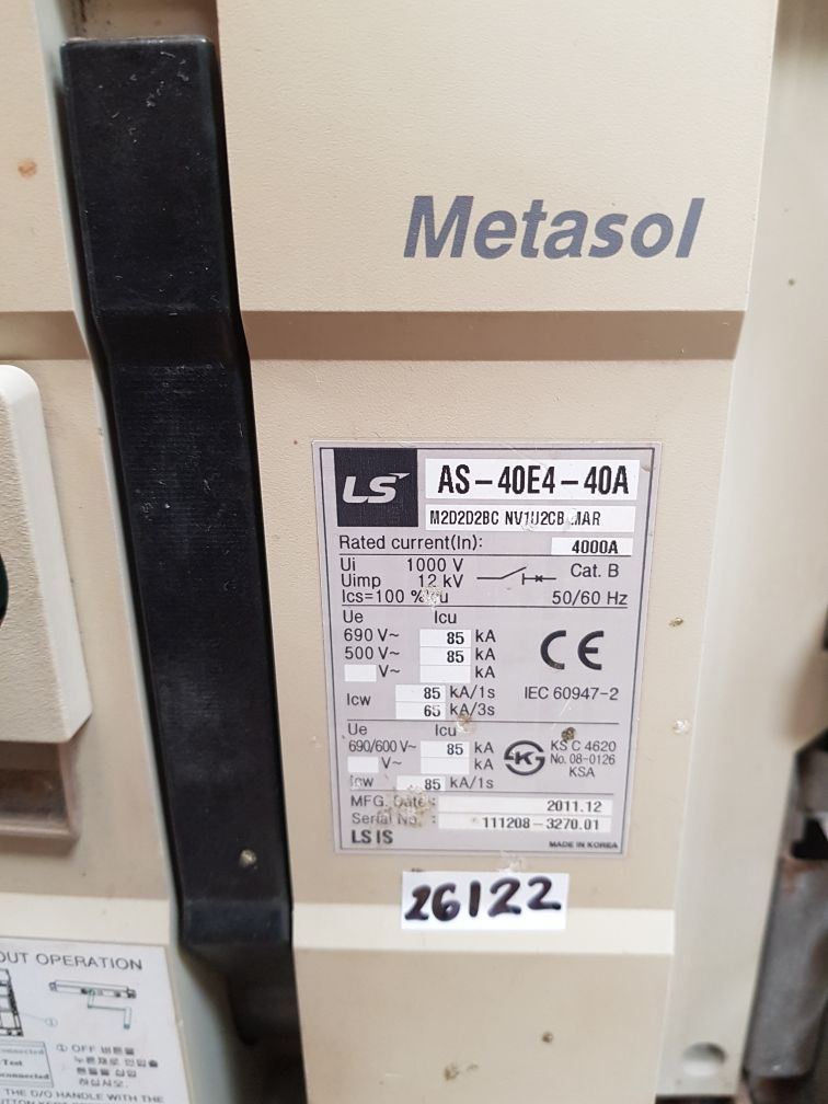 LS Metasol AS-40E4-40A Circuit Breaker – Aeliya Marine Tech