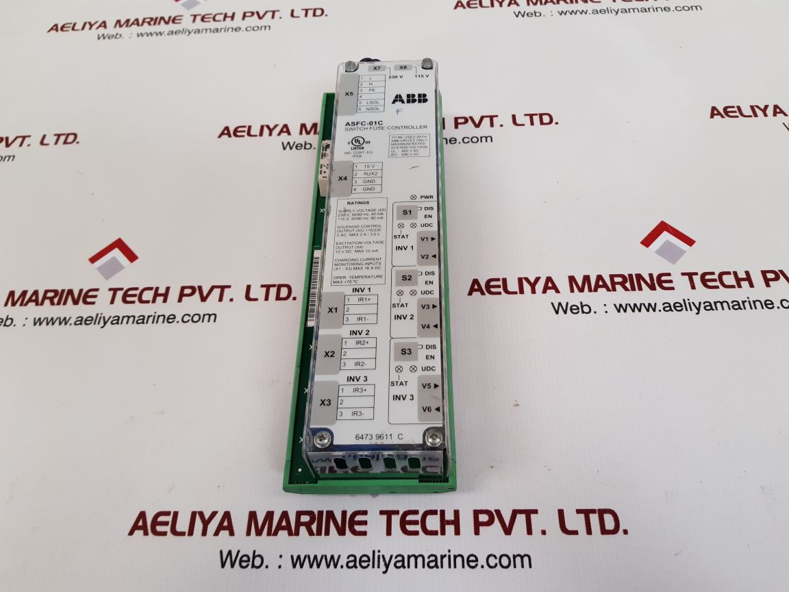 Abb asfc-01c switch fuse controller – Aeliya Marine Tech