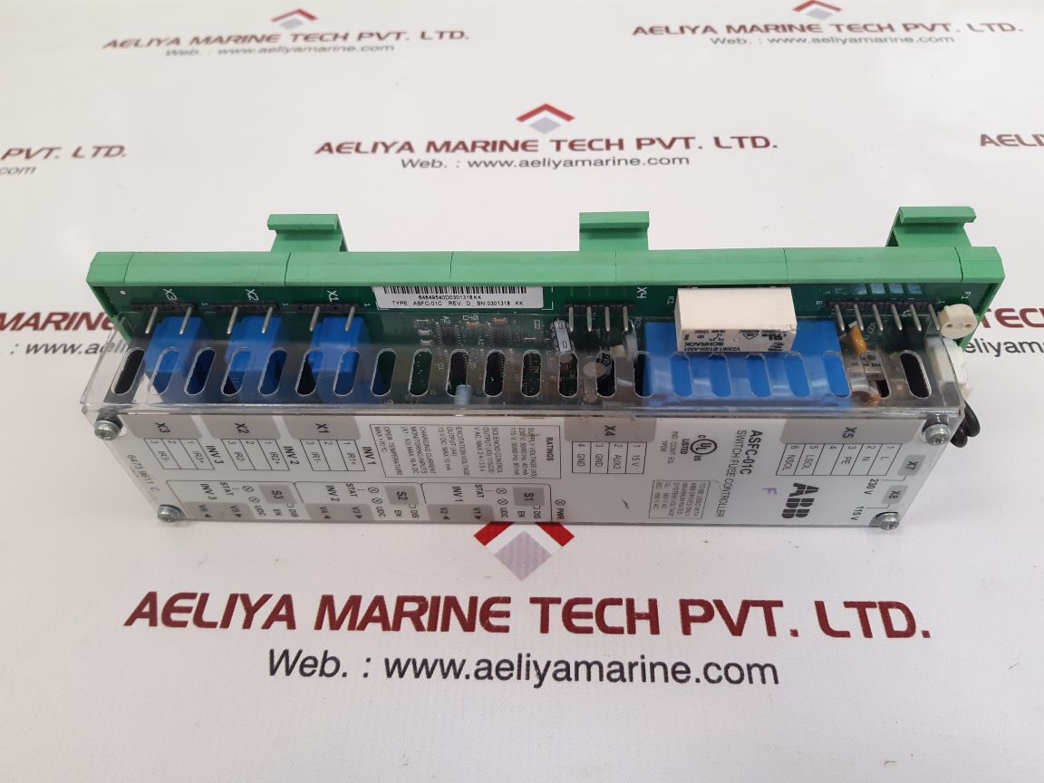 Abb asfc-01c switch fuse controller – Aeliya Marine Tech