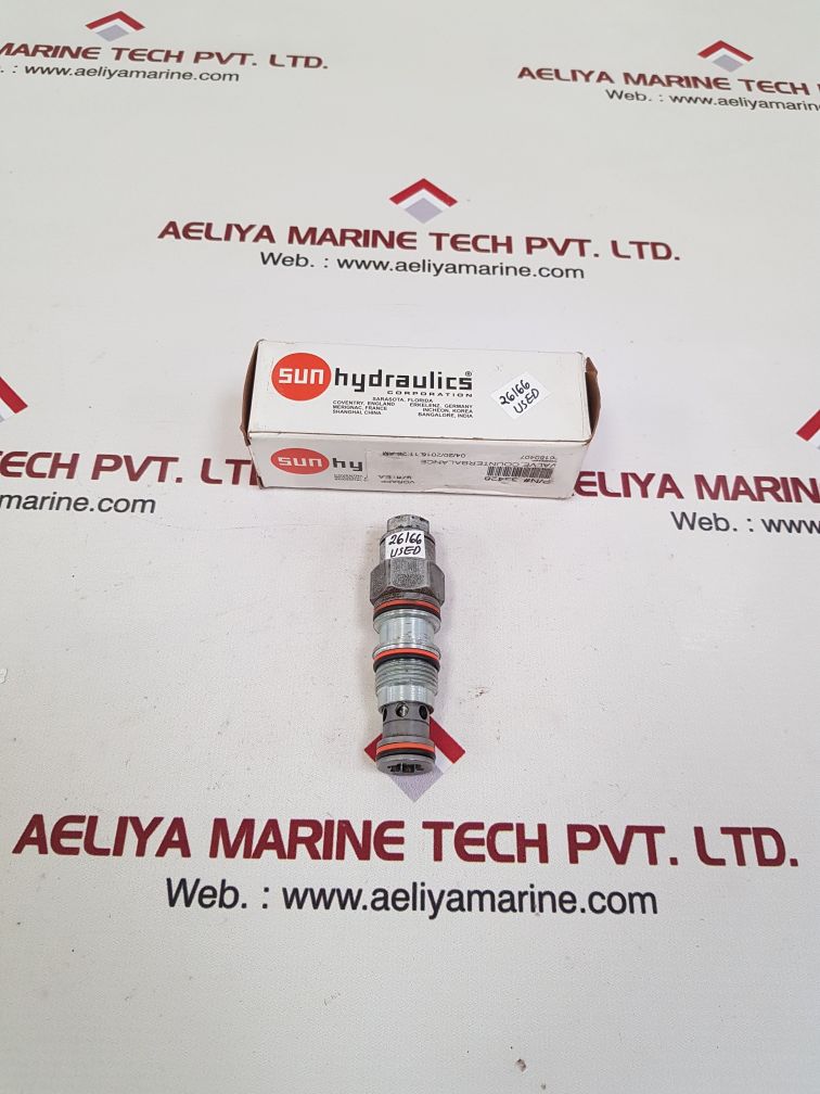 Sun hydraulics 980501ub01 counter balance valve 33428 – Aeliya Marine Tech