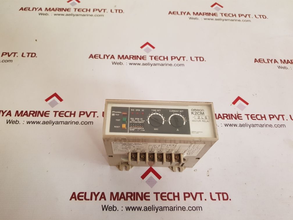 Omron k2cm-2ls motor relay time:2 to 40s – Aeliya Marine Tech®