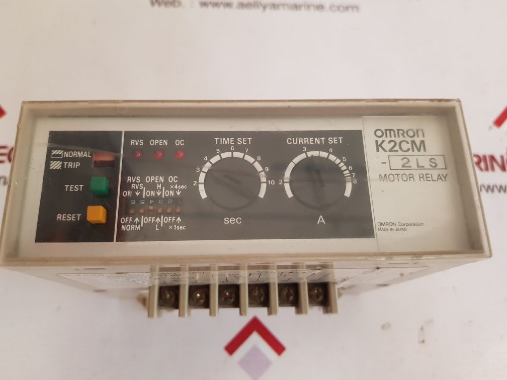 Omron k2cm-2ls motor relay time:2 to 40s – Aeliya Marine Tech®