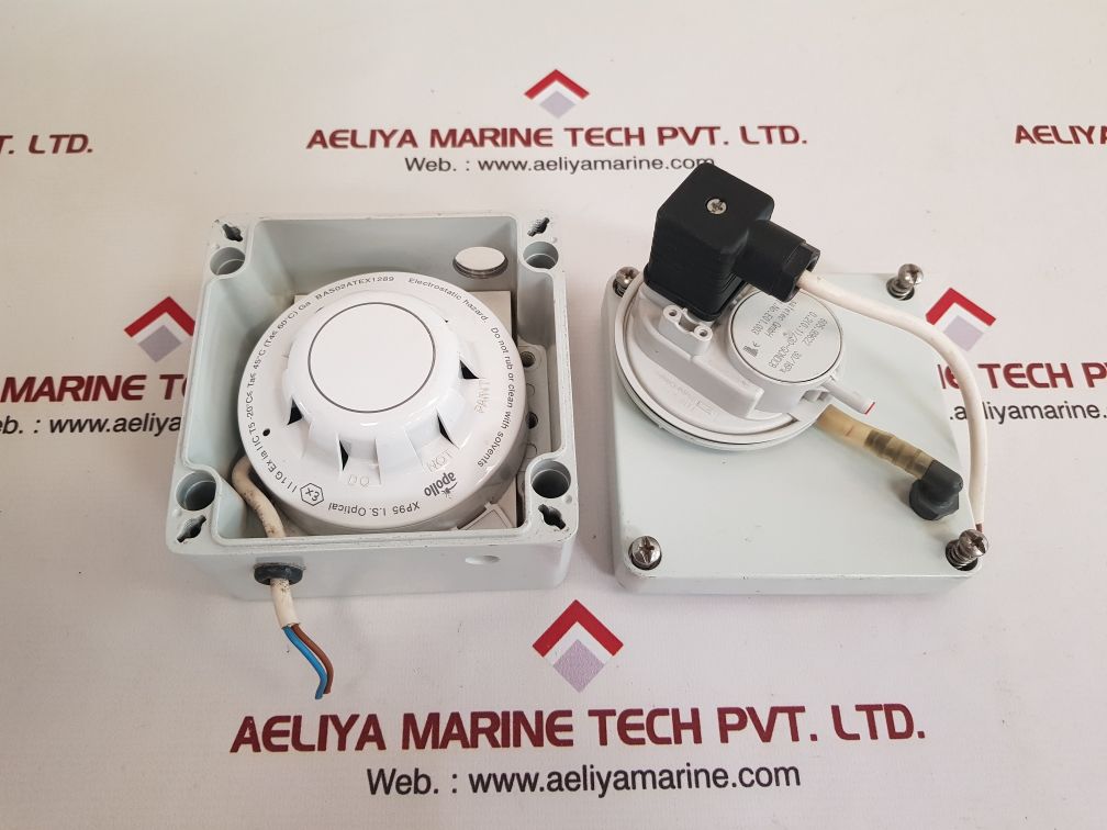 Apollo xp95 smoke detector safetec 605.99622 pressure switch e01.003 ...