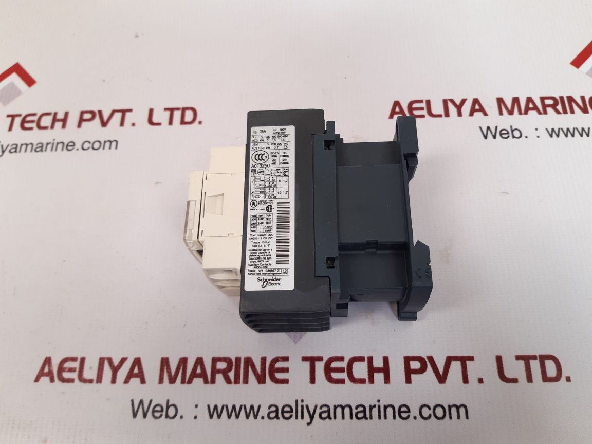 Schneider electric lc1d128e7 contactor – Aeliya Marine Tech