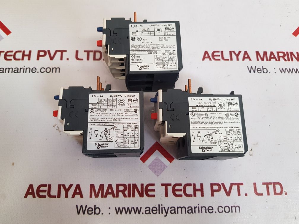 Telemecanique/schneider lrd08 overload relay – Aeliya Marine Tech