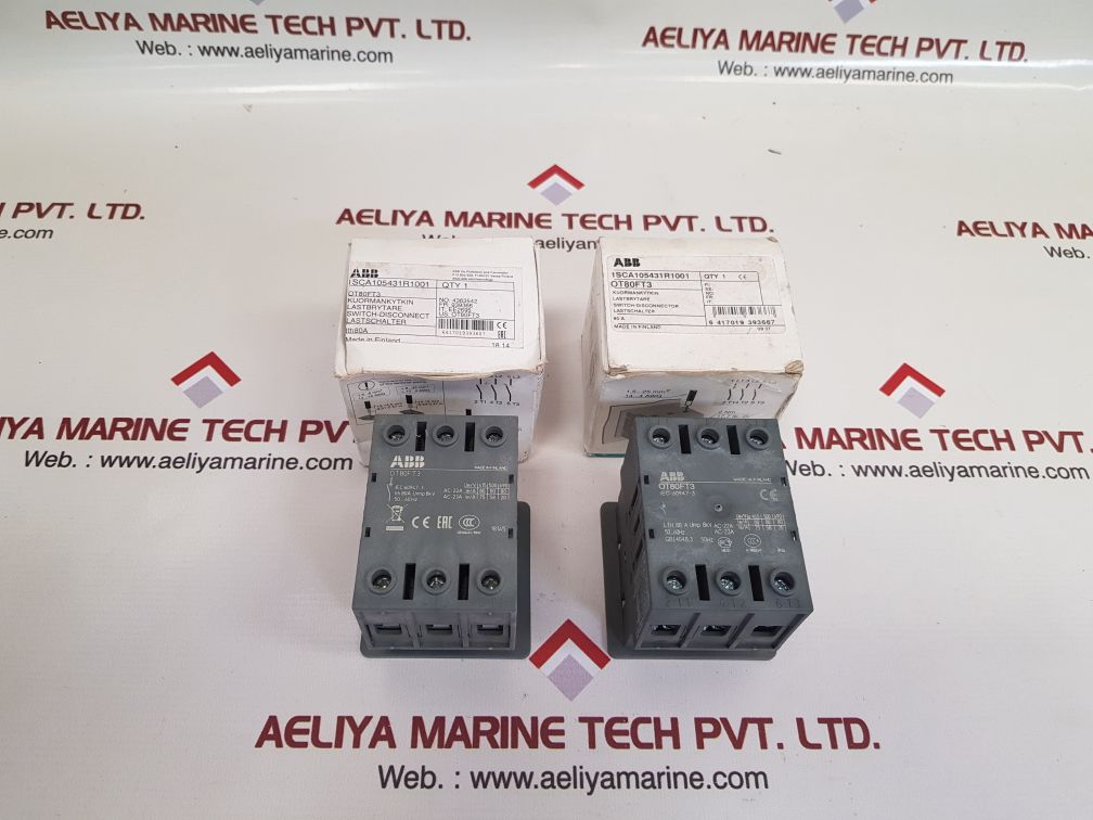 Abb ot80ft3 switch-disconnector 1sca105431r1001 – Aeliya Marine Tech